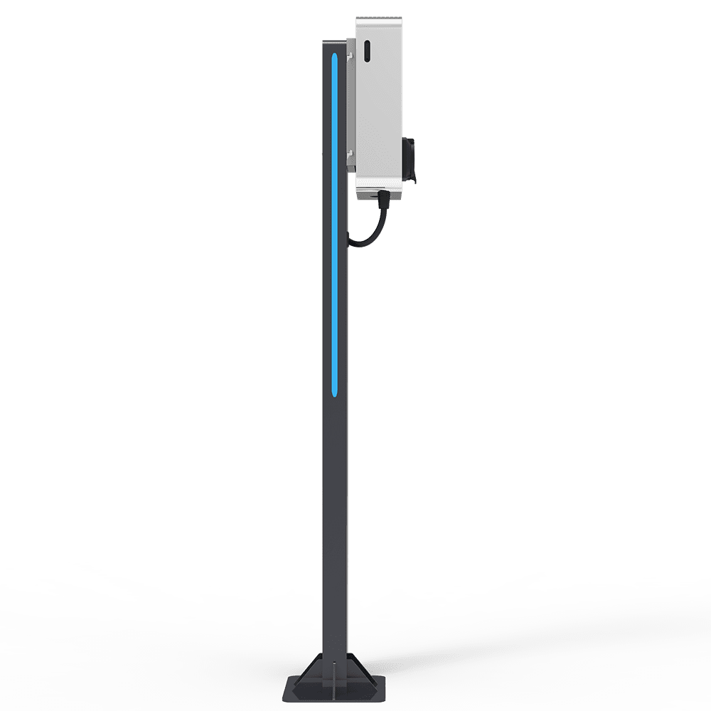 32A 3 Phase 22KW Fast AC EV Charger Charging Post Pile Home Public EVSE ...